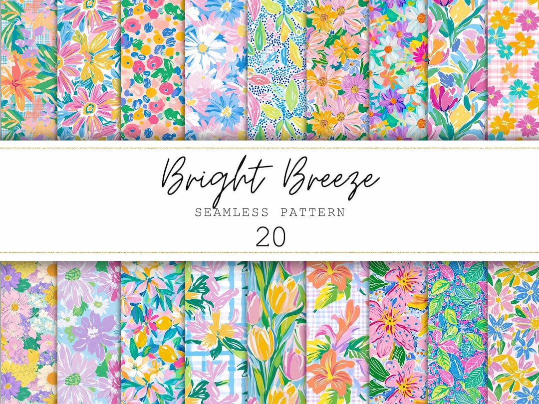 Summer Floral Pattern Floral Digital Paper Floral Backgrounds Summer ...