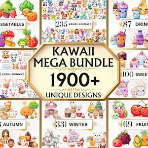 Kawaii Stickers - Etsy