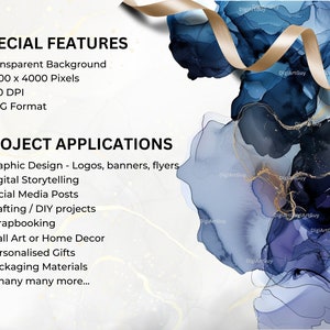 Black Watercolor Splash Clipart Watercolor Splashes PNG Alcohol Ink ...