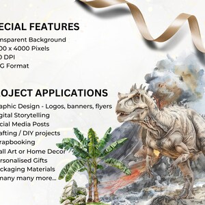 Dinosaur Clipart Watercolor Dinosaur PNG Dino Clip Art T-rex Clipart ...