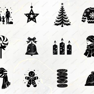 Winter Silhouette Clipart Watercolor Winter Clipart Pngs Cozy Winter ...