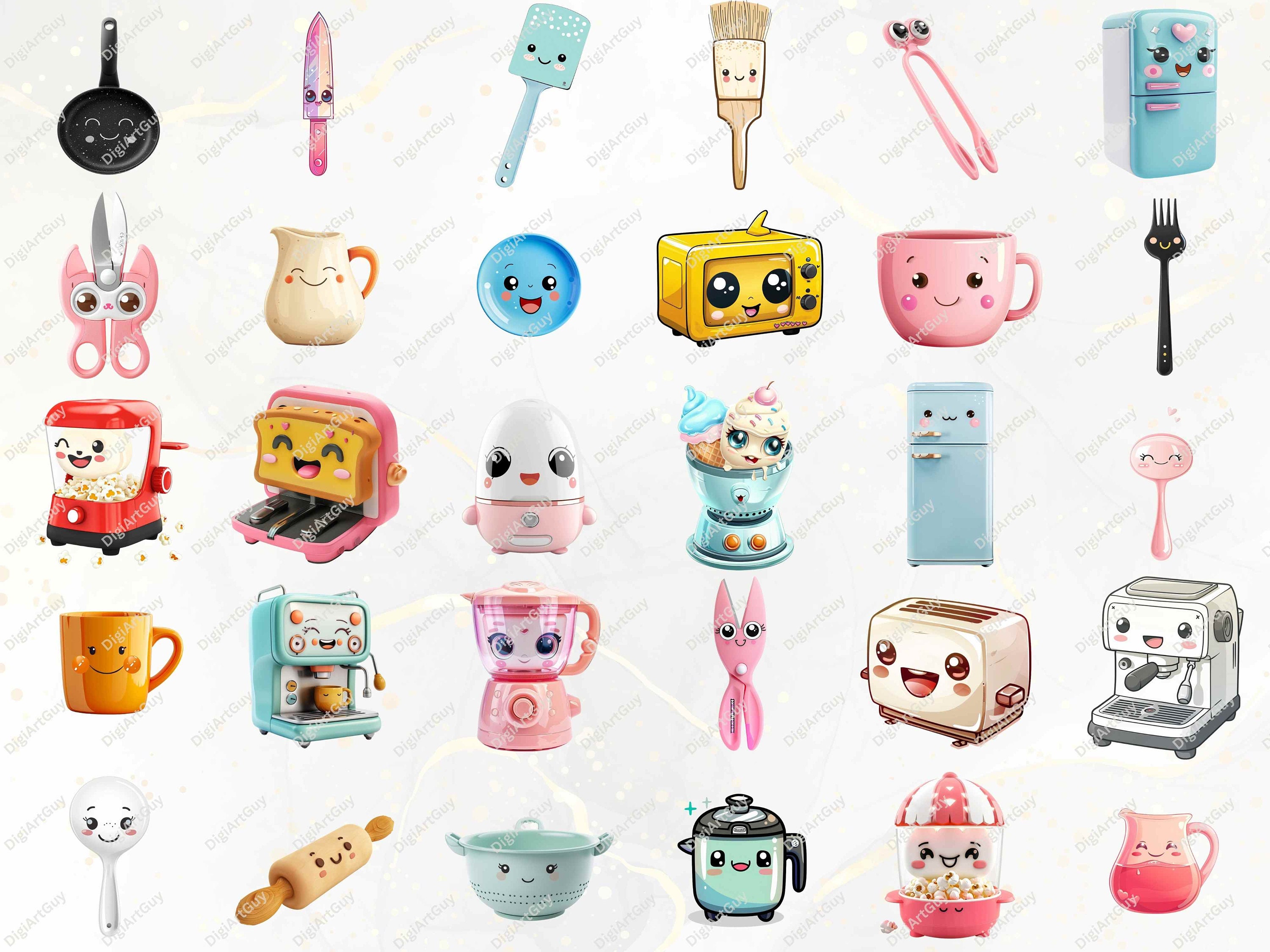 Kawaii Kitchen Clipart Kawaii Kitchen PNG Cute Kawaii PNG Clipart ...