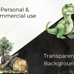 Dinosaur Clipart Watercolor Baby Dinosaur Clipart Cute Dino PNG T-rex ...