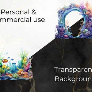 Coral Reef Clipart - 70 Sea Coral PNG, Under the Sea PNG, Tropical Reef ...