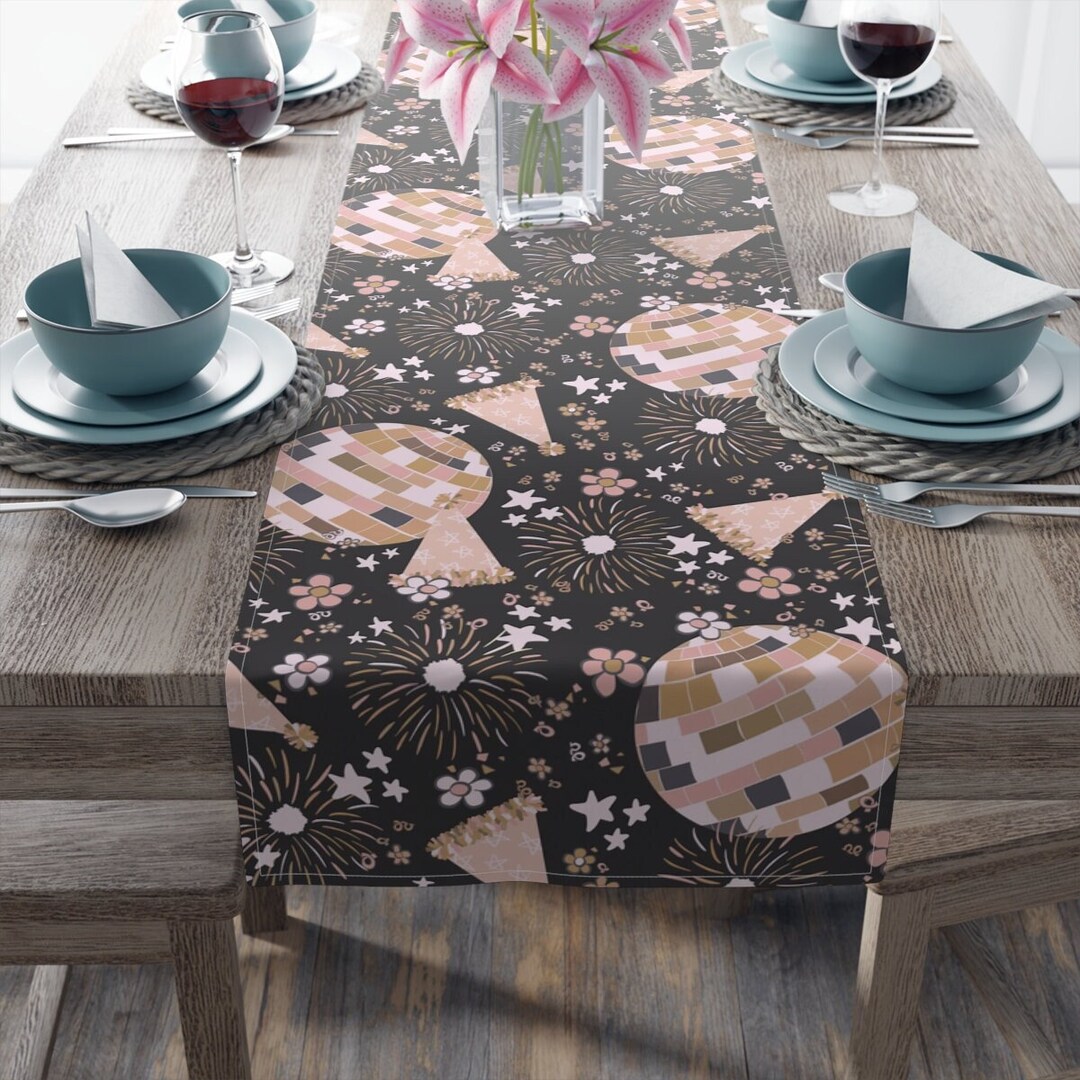 Boho New Year Table Runner, Table Decorations, Seasonal Decorations ...