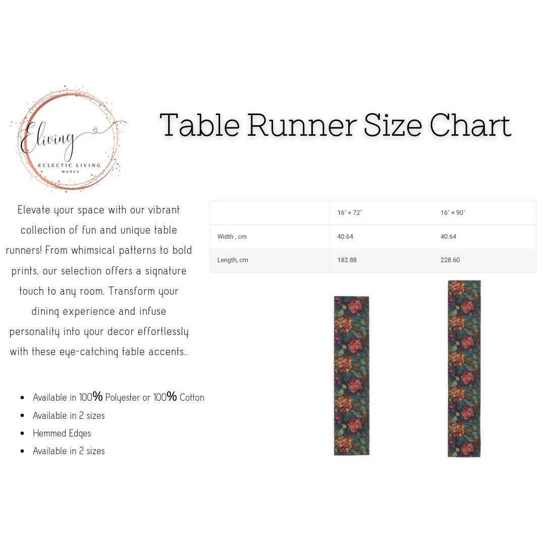 Strawberry Garden Table Runner, Table Decoration, Tired Tray Table ...