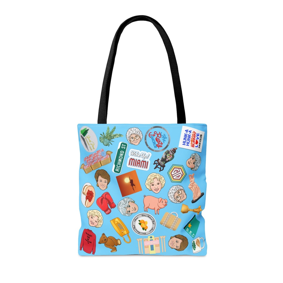 Golden Girls Items Collection Tote Bag in Cartoon Style Art - Etsy