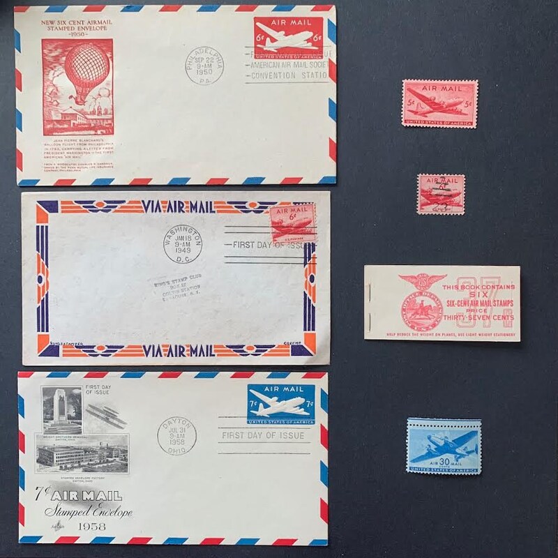 Airmail Stamps - Etsy