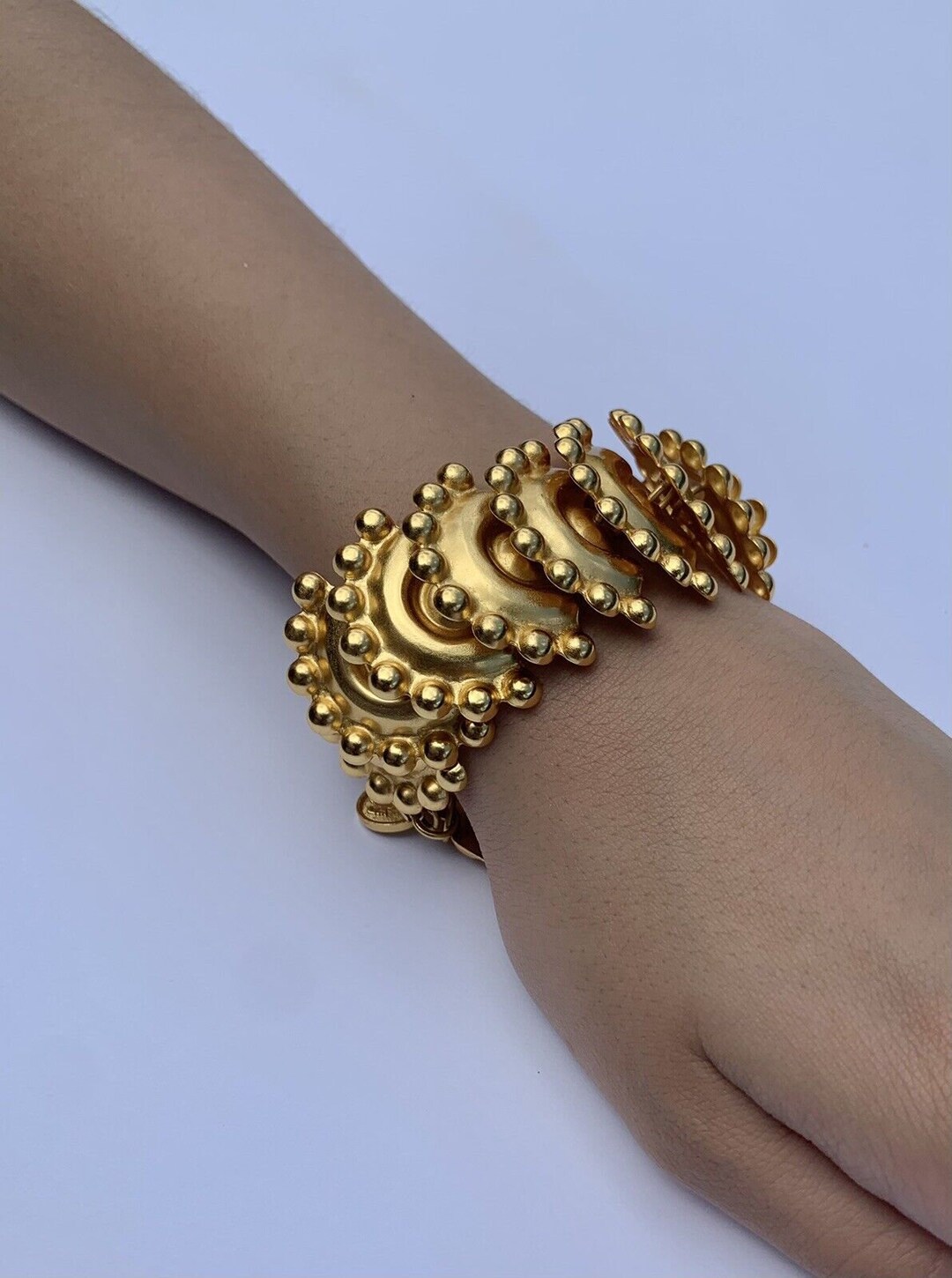 Ccori Gold Plated Peruvian Bracelet Inca Style Costume Jewelry Cuff - Etsy