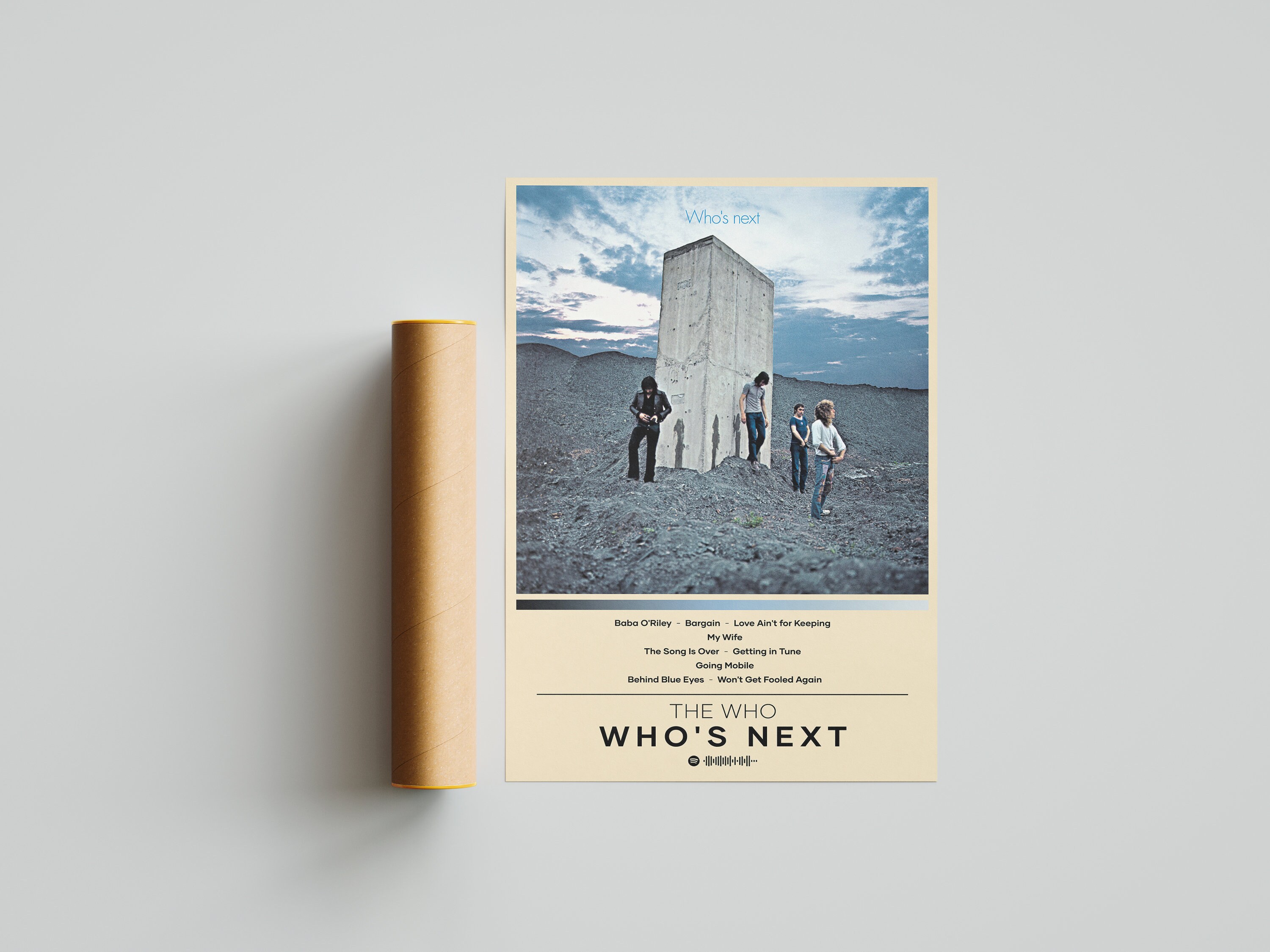The Who Poster Print Who's Next Poster Album Poster Prints 4 Colors ...