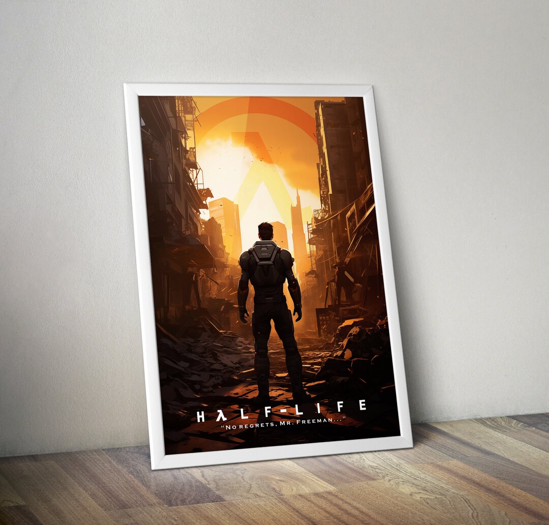 Gordon Freeman Half Life Artwork Half Life Prints Gaming Posters Video ...
