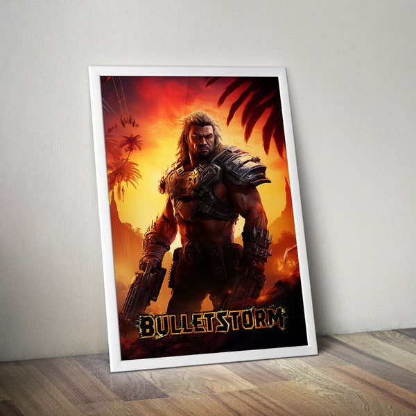 Bulletstorm Poster - Etsy