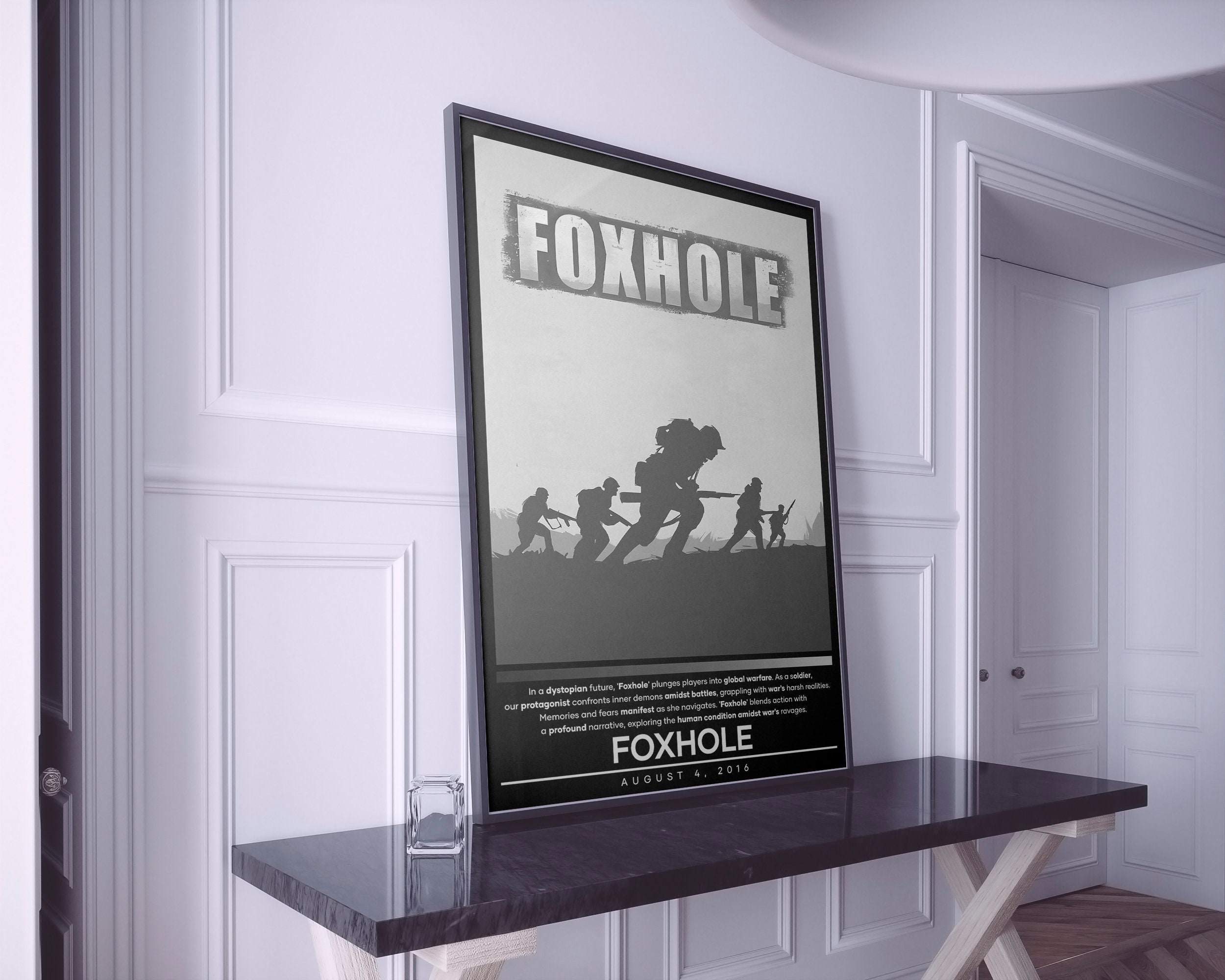 Foxhole Poster Foxhole Prints Gaming Posters 4 Colors Premium Quality ...