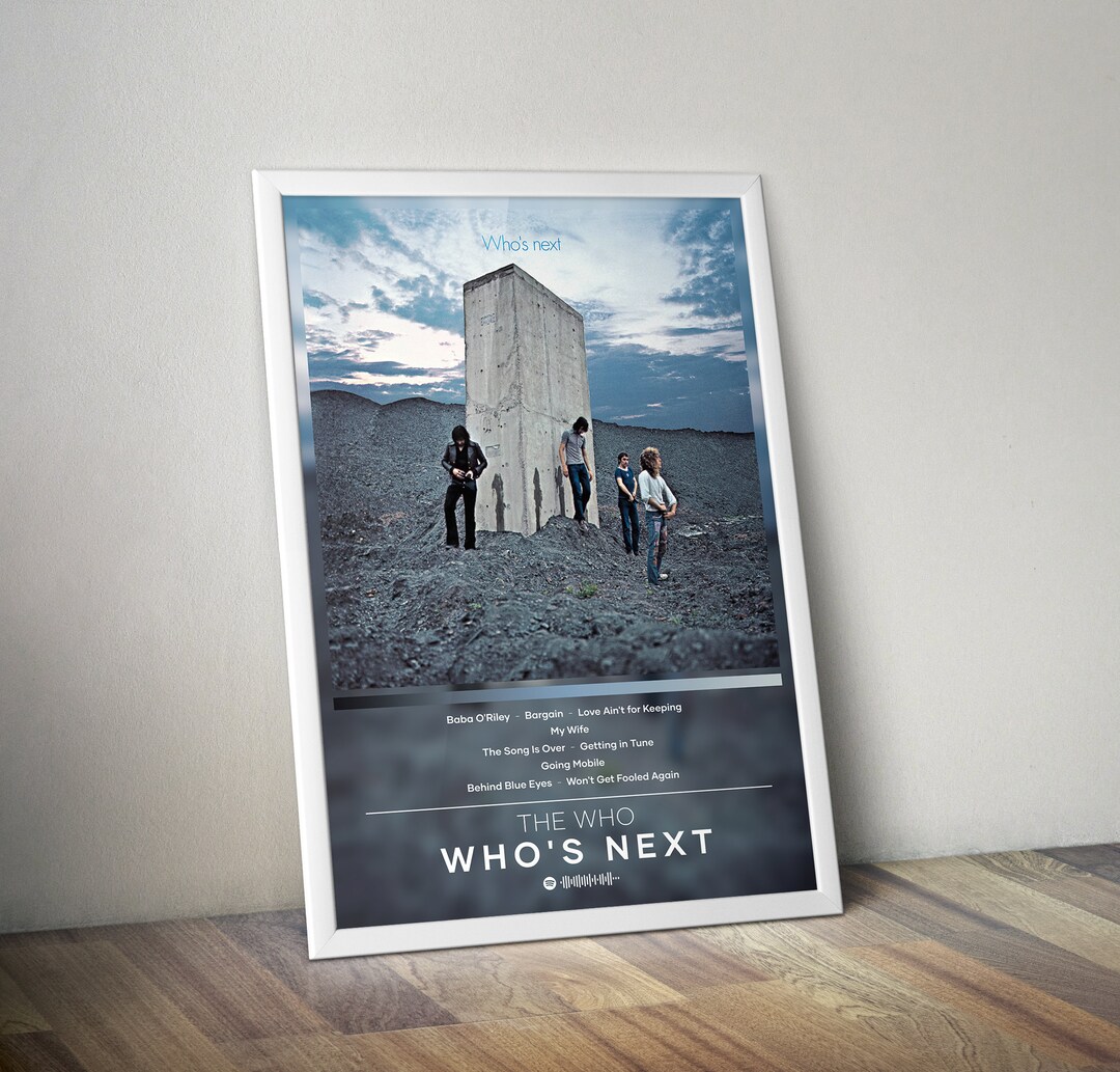 The Who Poster Print Who's Next Poster Album Poster Prints 4 Colors ...