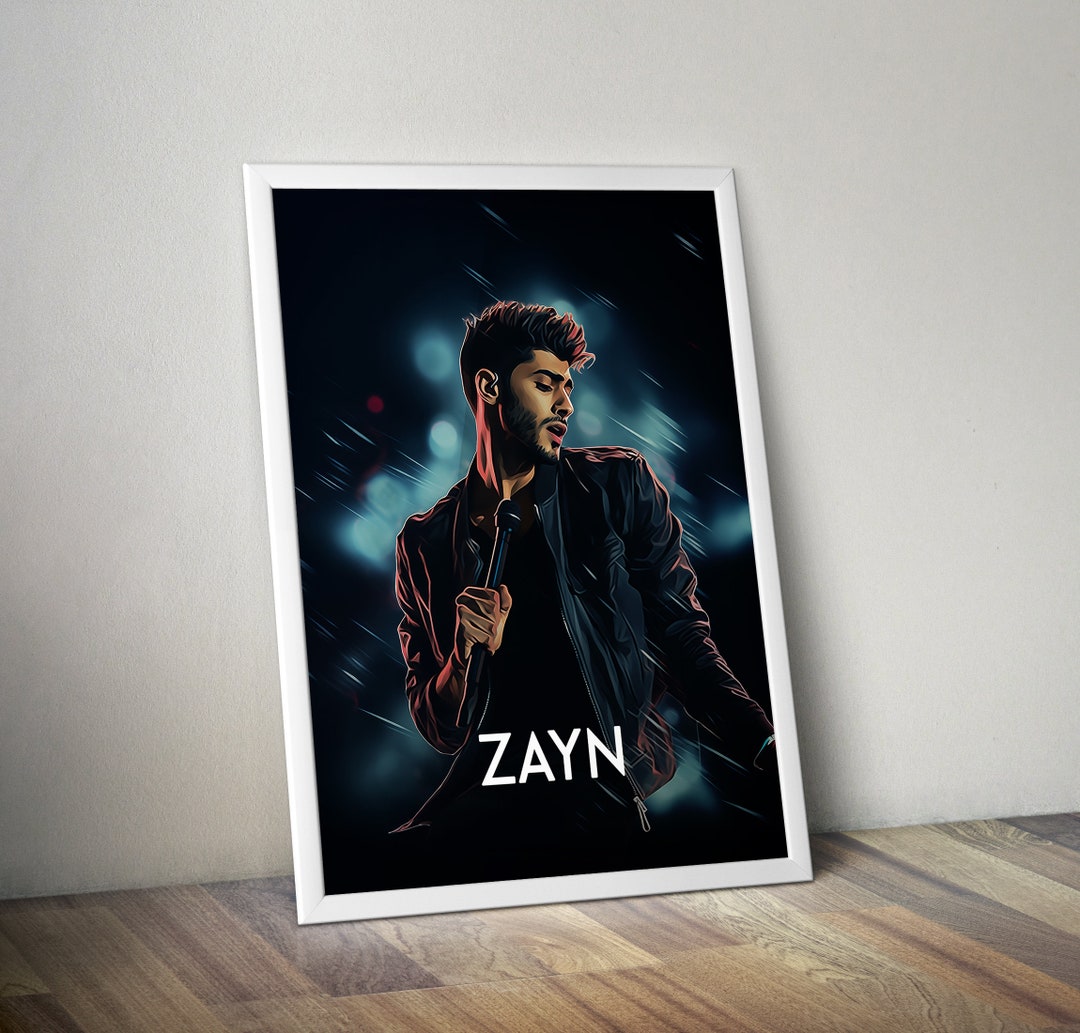 Zayn Malik Poster Print Artist Illustration Poster Artist - Etsy