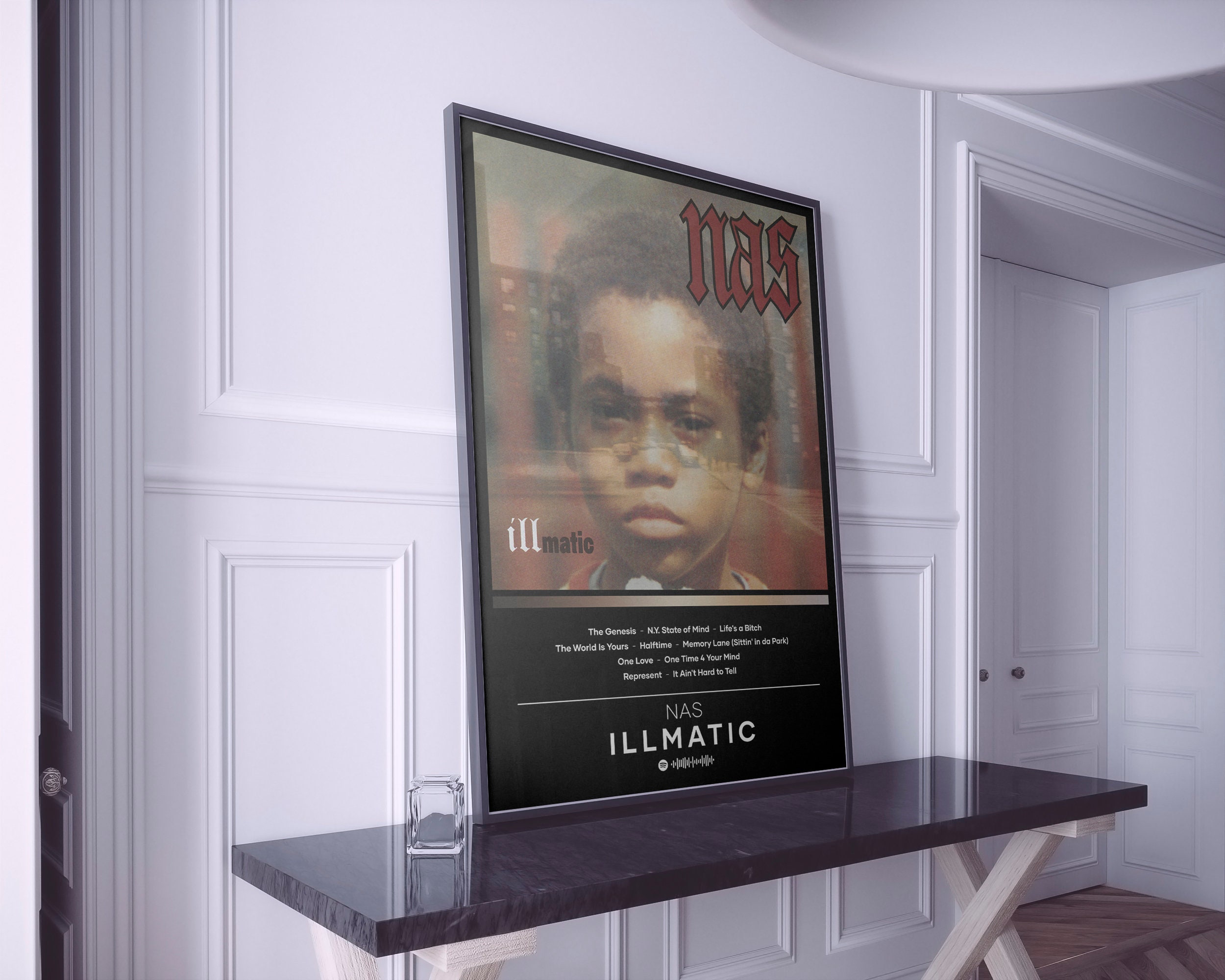 Nas Poster Print Illmatic Poster Album Poster Prints 4 Colors Wall ...