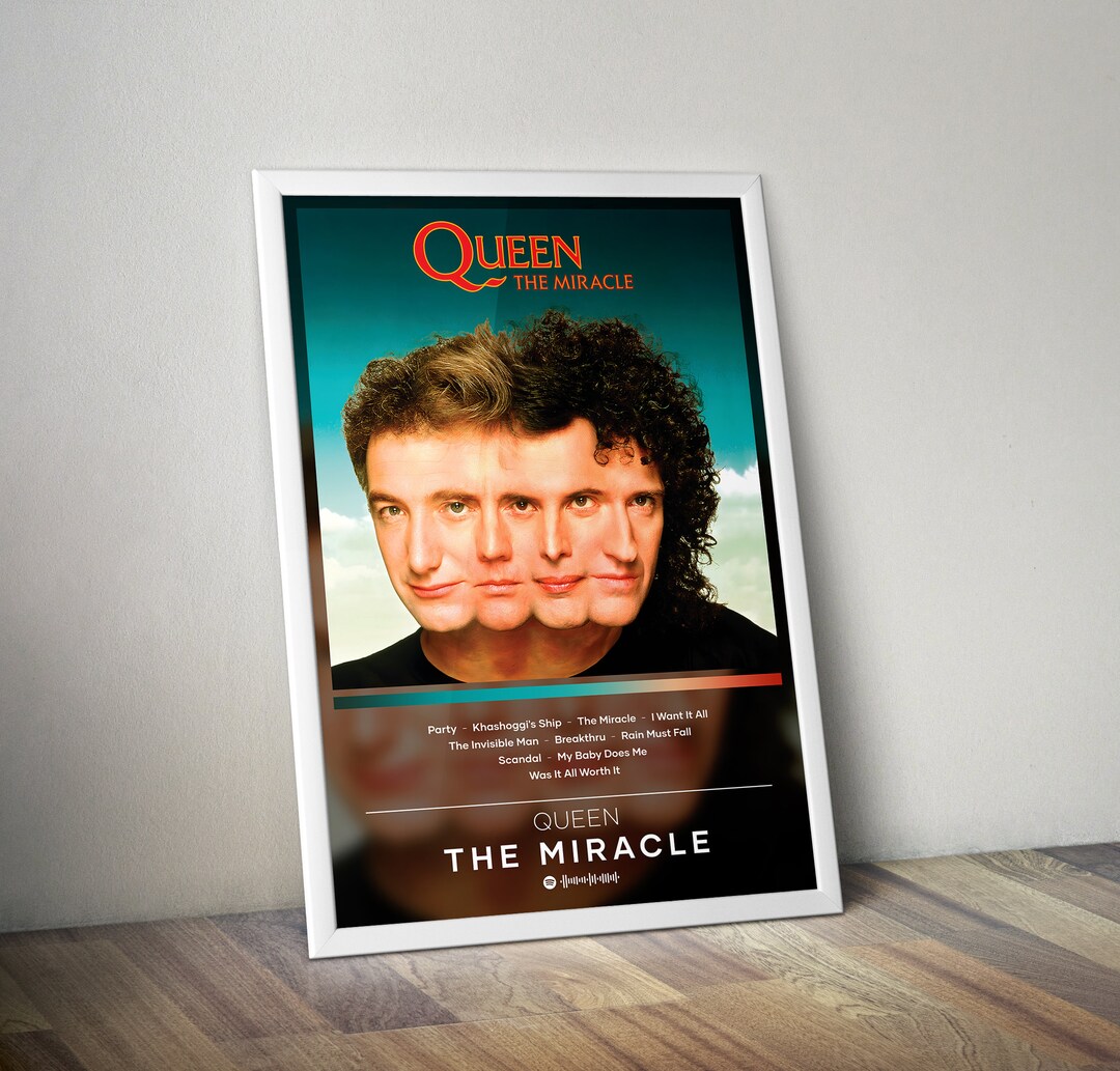 Queen Poster the Miracle Poster Album Poster Print 4 - Etsy