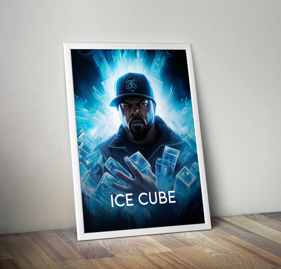 Ice Cube Poster Print Artist Illustration Poster Artist - Etsy