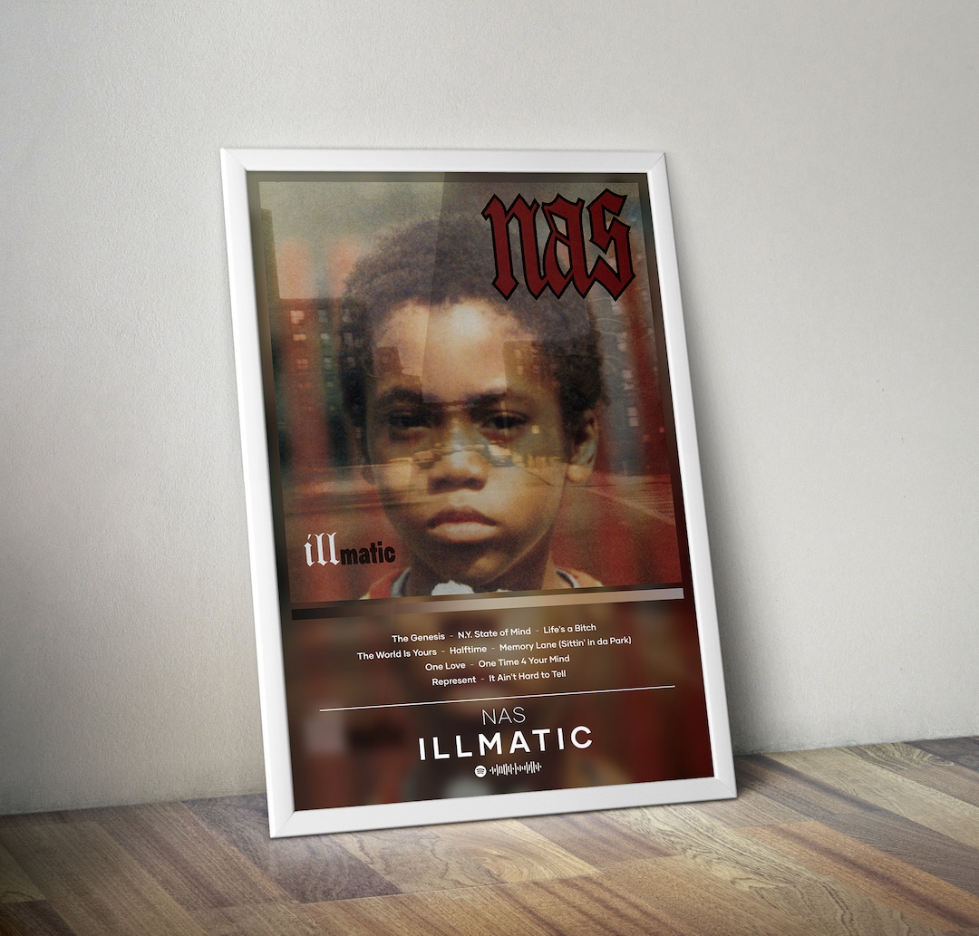 Nas Poster Print Illmatic Poster Album Poster Prints 4 Colors Wall ...