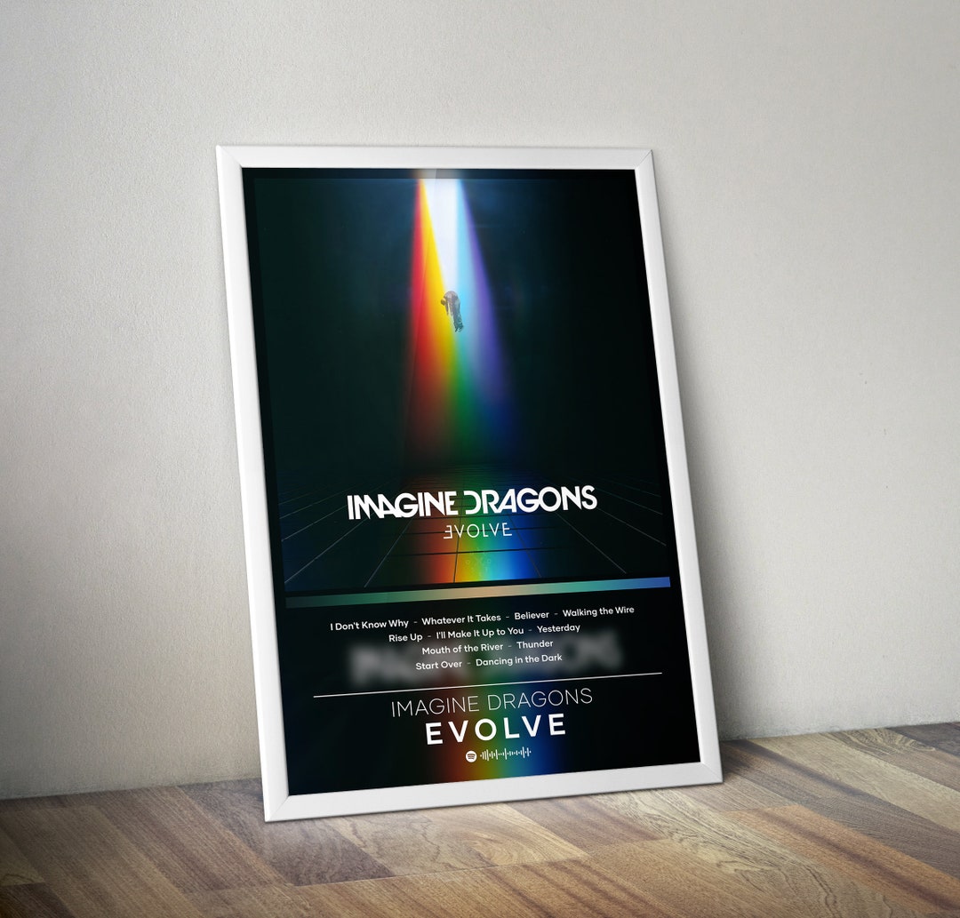 Imagine Dragons Poster Print Evolve Poster Album Poster Print 4 Color ...