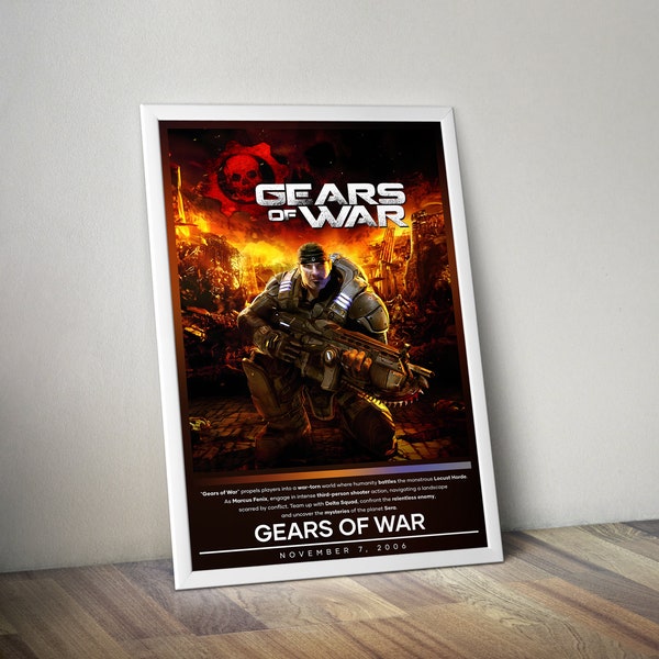 Gears of War Poster - Etsy