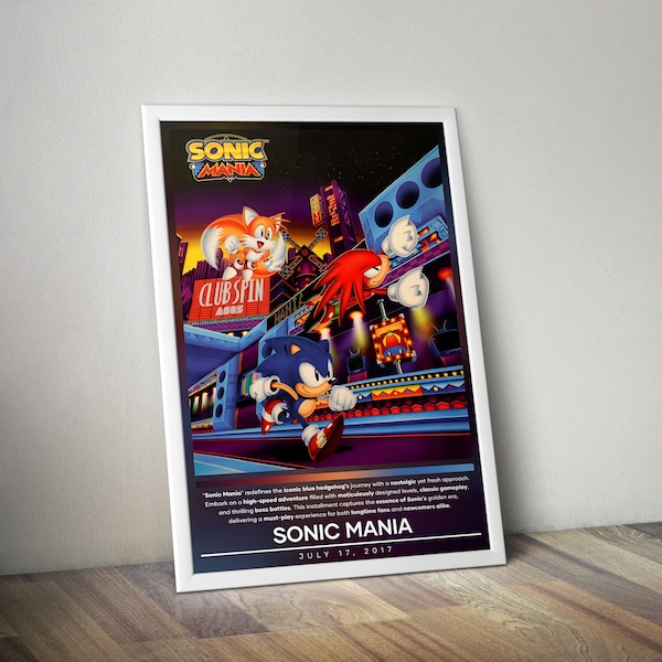 Sonic Poster - Etsy