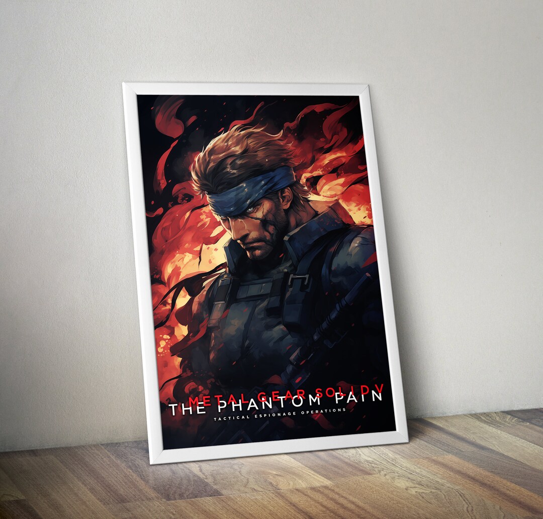 Solid Snake Metal Gear Solid Poster MGS Artwork Gaming Poster HD Color ...