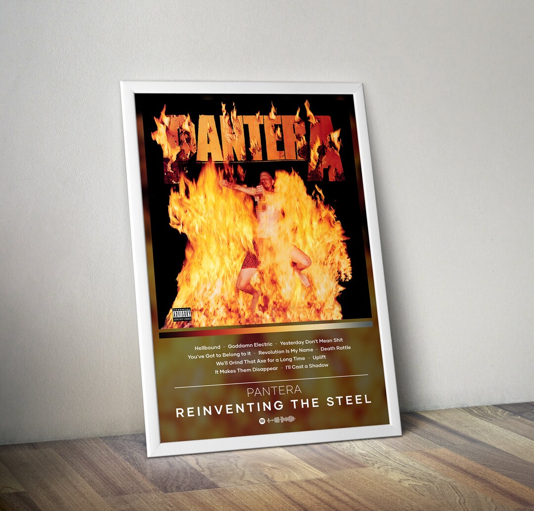 Pantera Poster Reinventing the Steel Poster Album Poster Print 4 Color ...