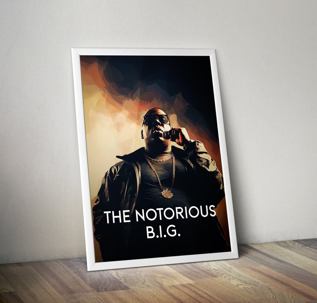The Notorious B.I.G Poster Print Artist Illustration Poster Artist ...