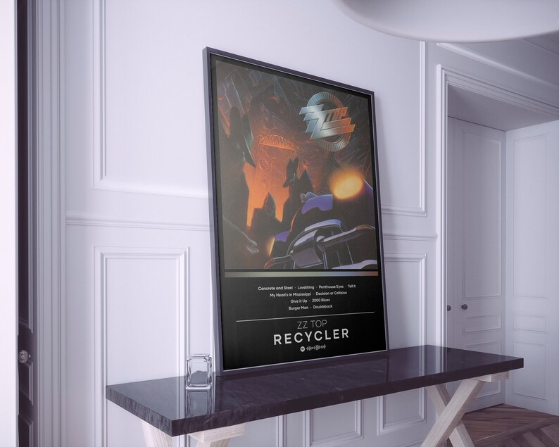 ZZ Top Poster Print Recycler Poster Album Poster Prints 4 Colors Wall ...