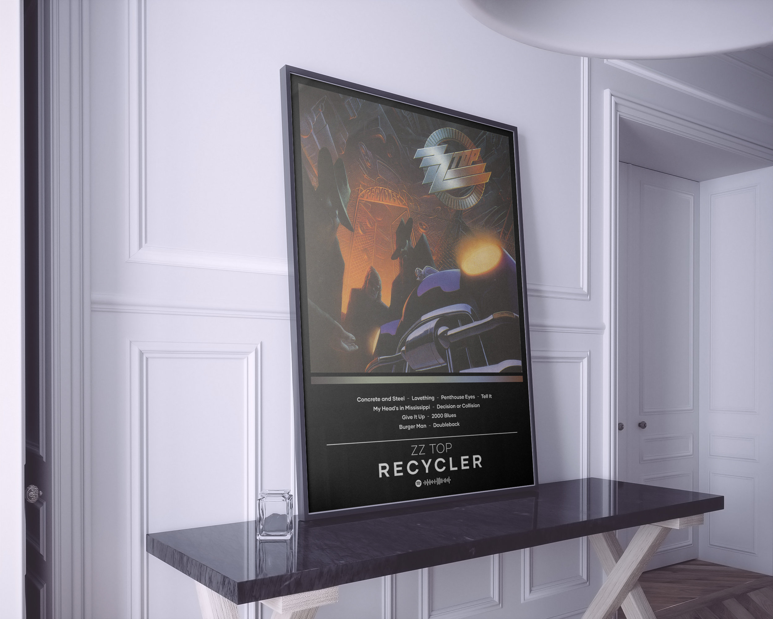 ZZ Top Poster Print Recycler Poster Album Poster Prints 4 Colors Wall ...