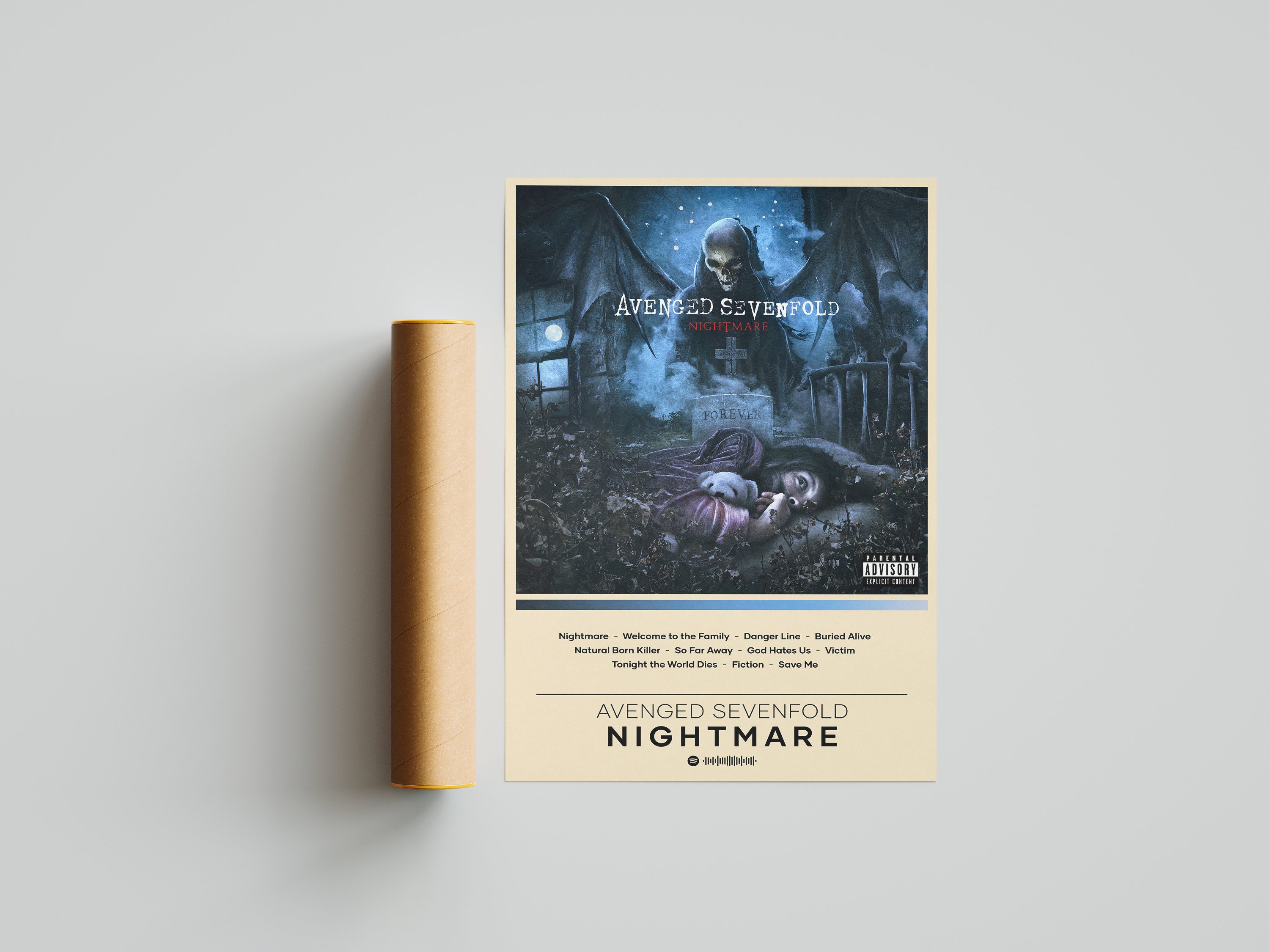Avenged Sevenfold Poster, Nightmare Poster sold by Teenage Viceroy ...