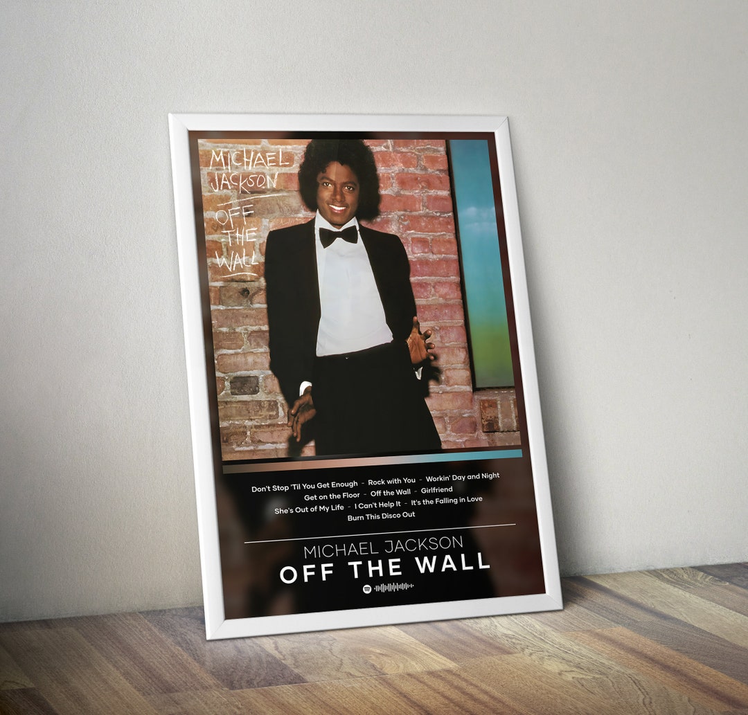 Michael Jackson Poster off the Wall Poster Album Poster Print 4 Color ...