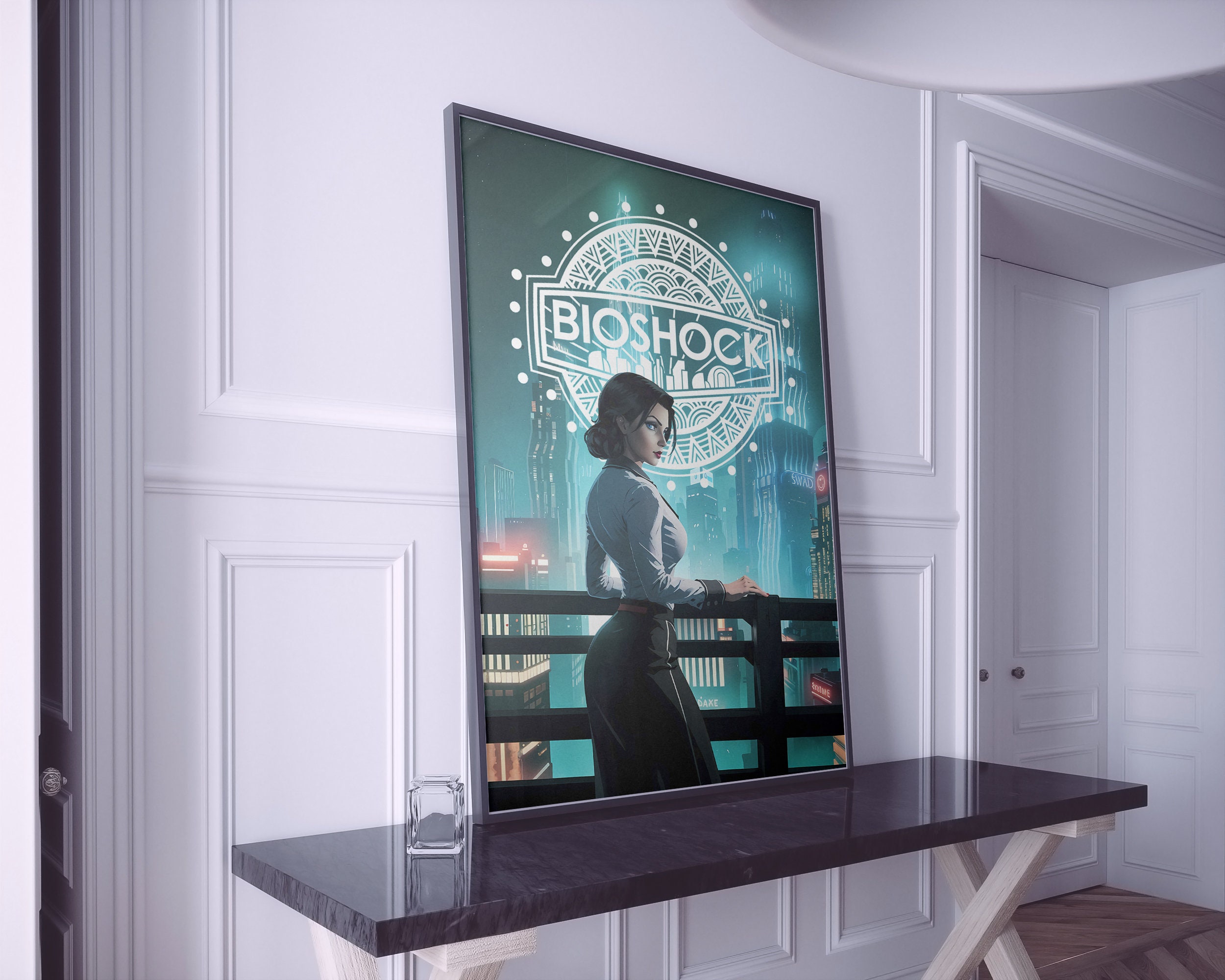 Elizabeth Bioshock Poster Bioshock Artwork Gaming Poster HD Color Wall ...
