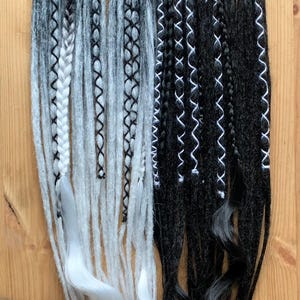 Hidden Angel | Dreadlocks Extensions Synthetic Dreads | Open Ends ...