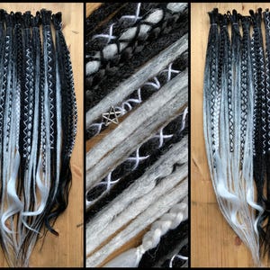 Hidden Angel | Dreadlocks Extensions Synthetic Dreads | Open Ends ...