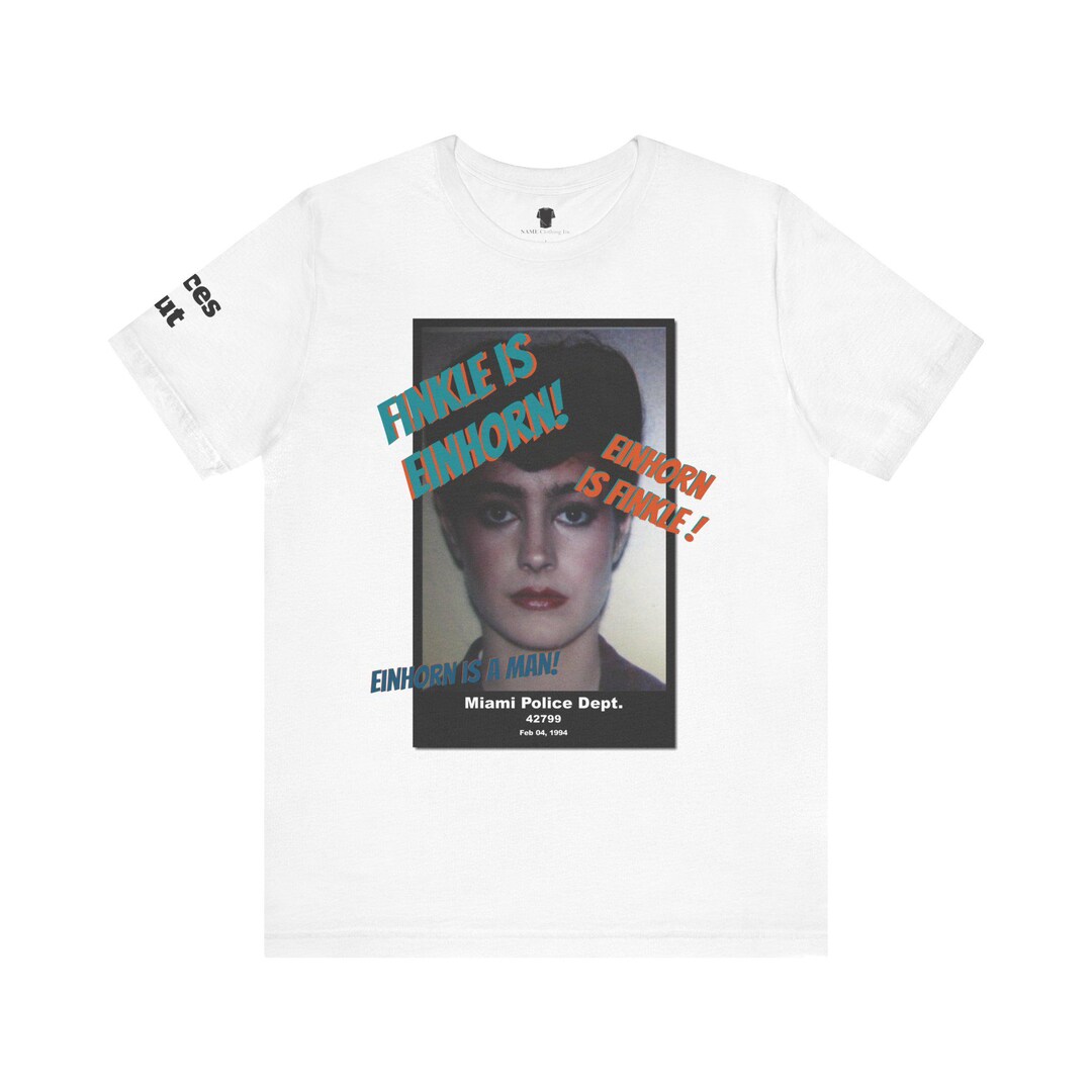 Funny Pet Detective Mugshot T-shirt: Finkle Einhorn Spoof - Etsy