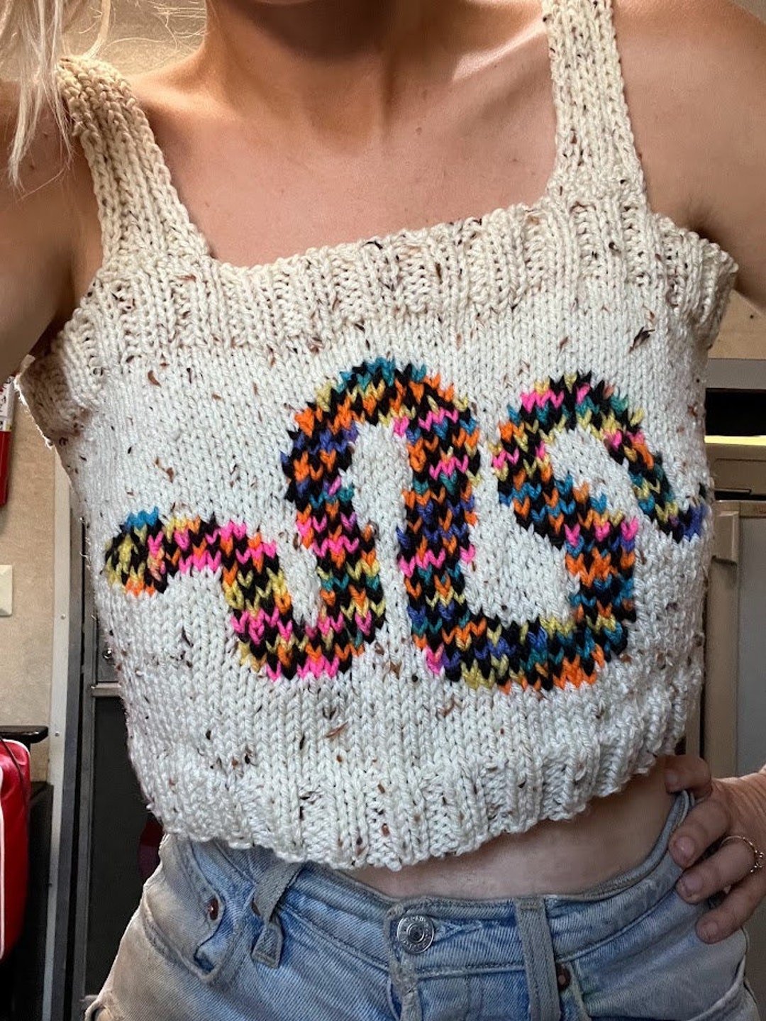 Viper Crop Top Knitting Pattern PDF - Etsy