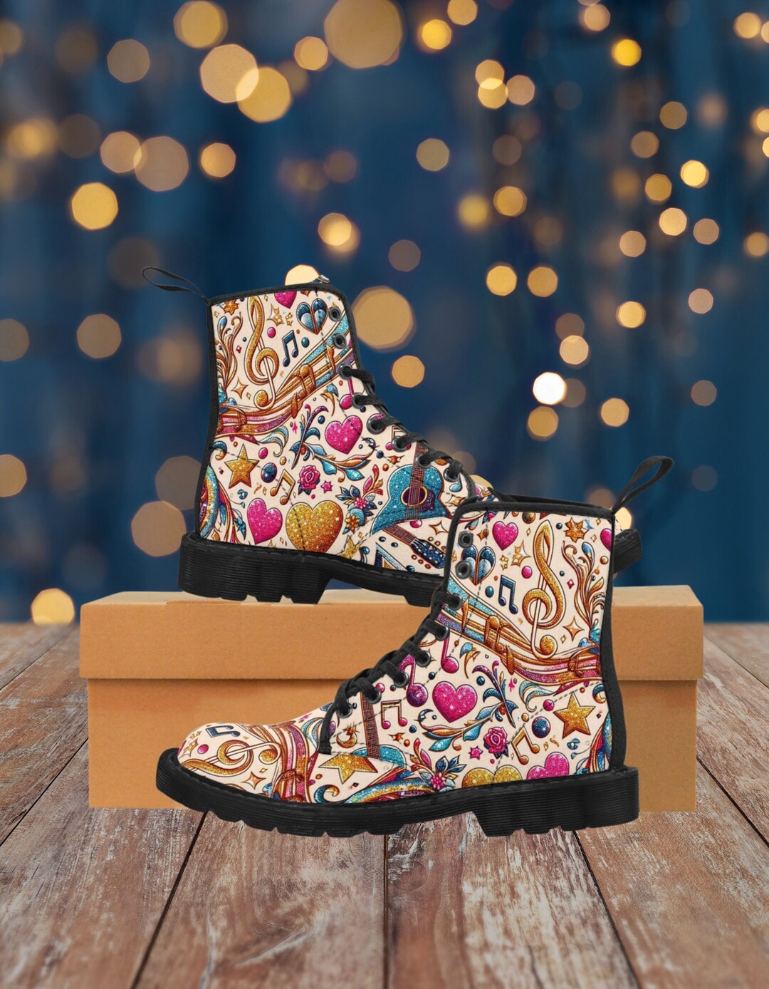 Lover's Rhythm Ankle Boots Taylor Swift Inspired Footwear Pastel Pop ...