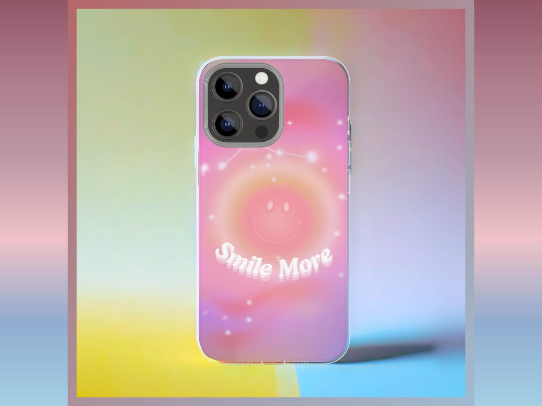 Magsafe Aura Smiley Face Phone Cases for iPhone 13, 14, 15, 16 Smile ...