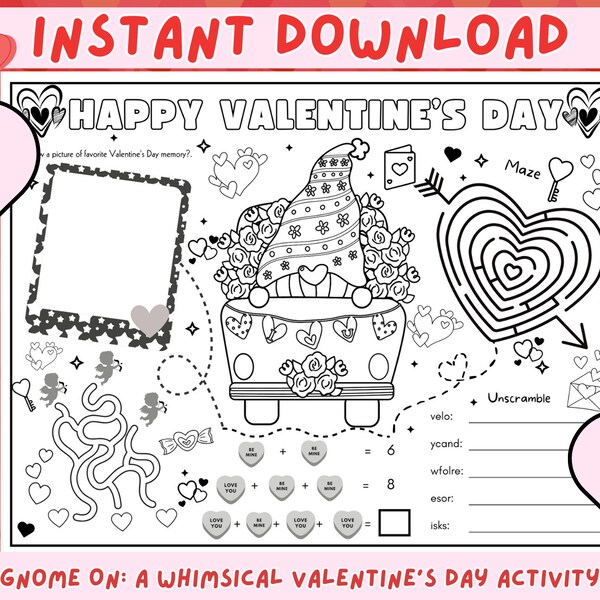 Maze Valentine - Etsy