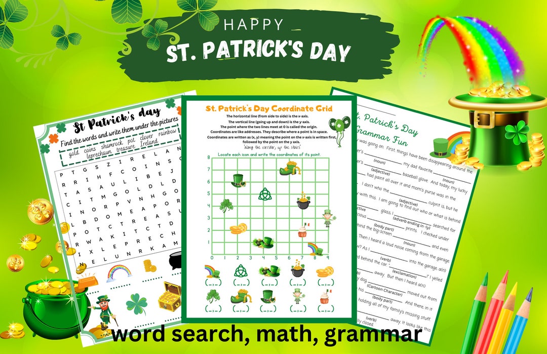 St. Patrick's Day Fun Activities, Classroom, DIY, Kid's, Leprechaun ...