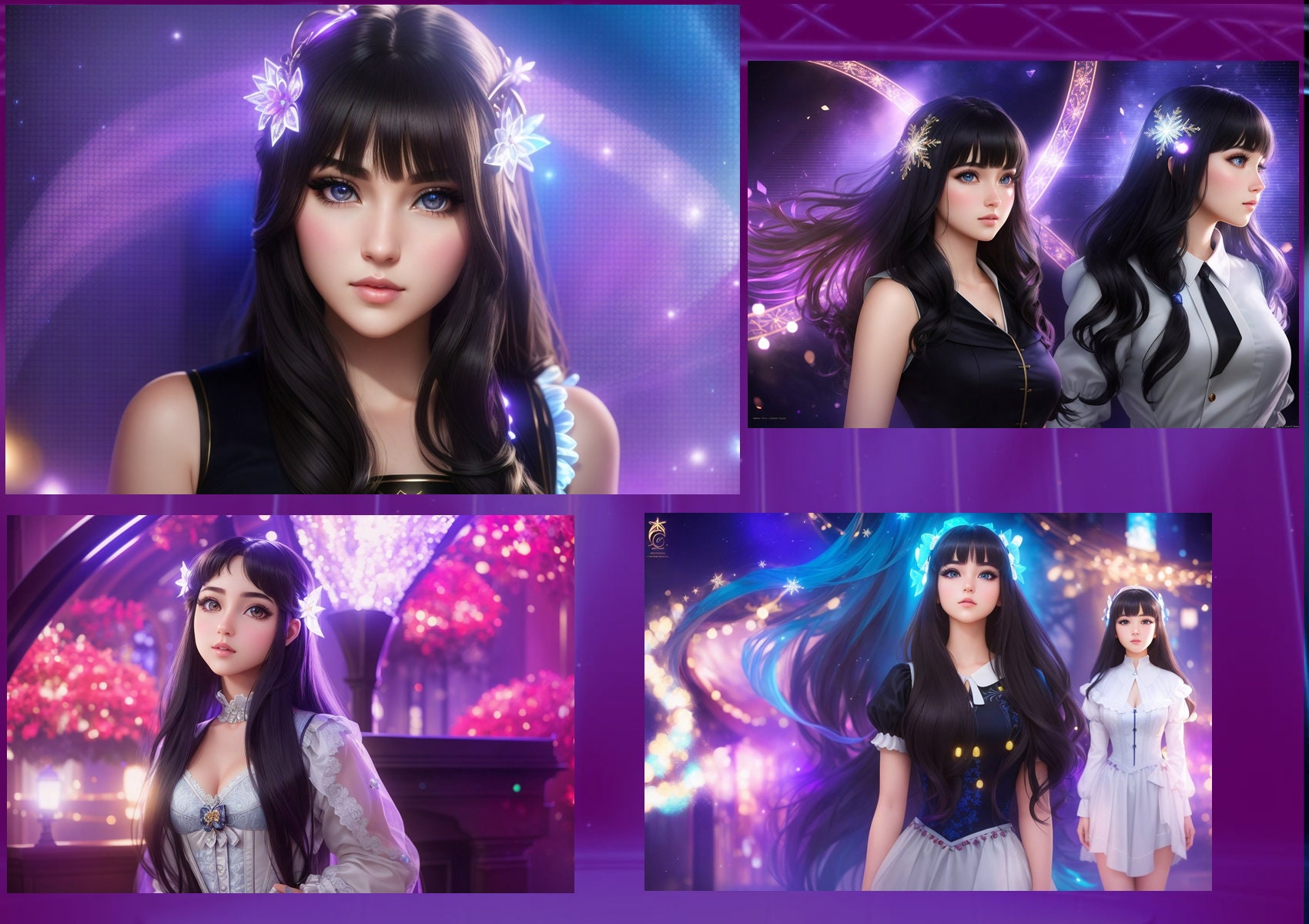 Beautiful Idol Girls on Stage Animated/reality Style, Stage Presence ...
