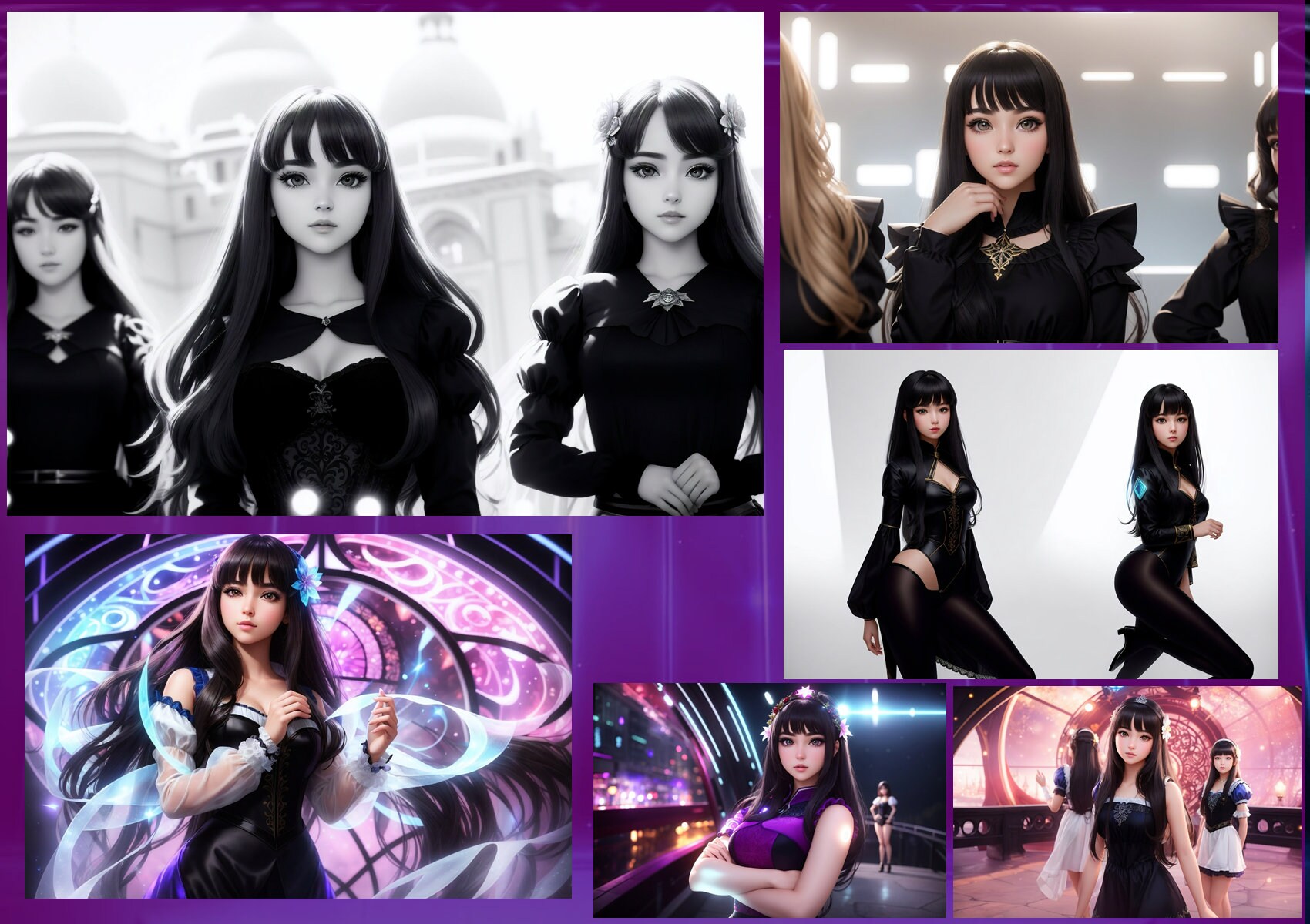 Beautiful Idol Girls on Stage Animated/reality Style, Stage Presence ...