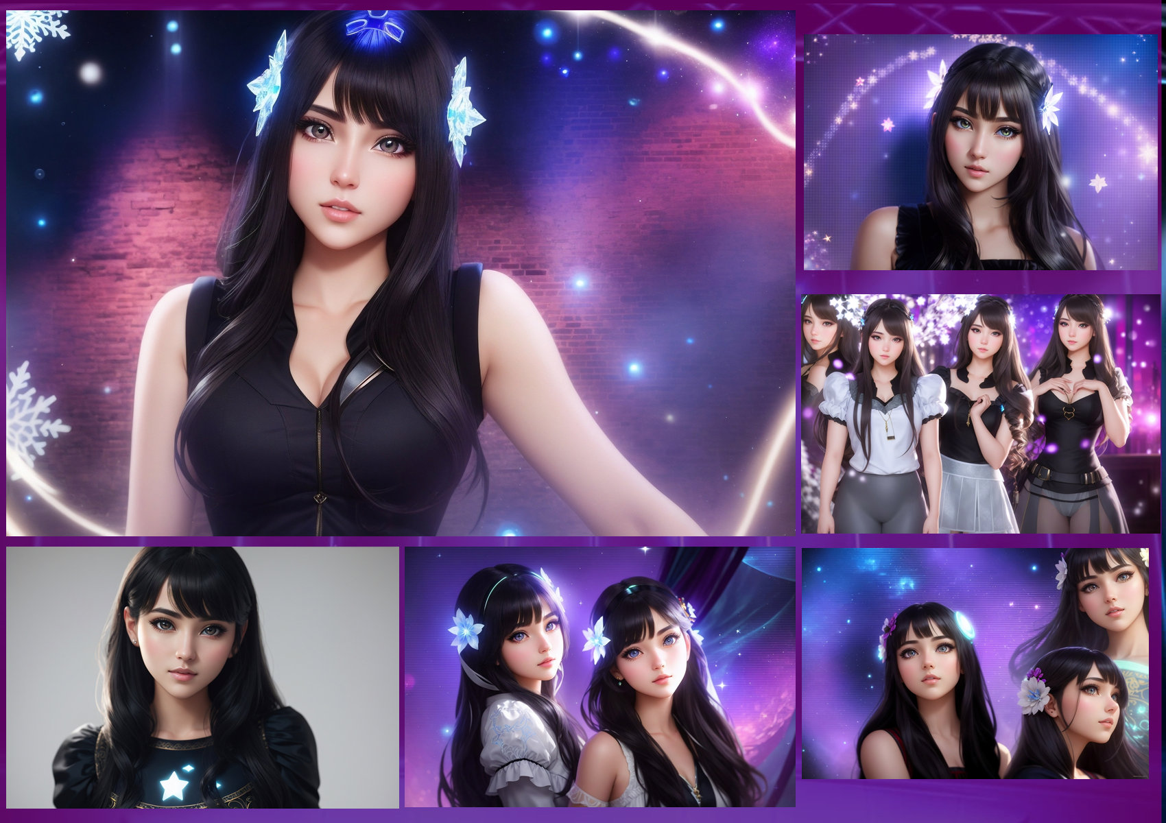 Beautiful Idol Girls on Stage Animated/reality Style, Stage Presence ...