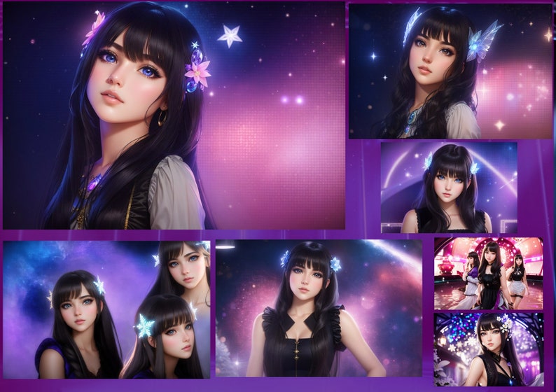 Beautiful Idol Girls on Stage Animated/reality Style, Stage Presence ...