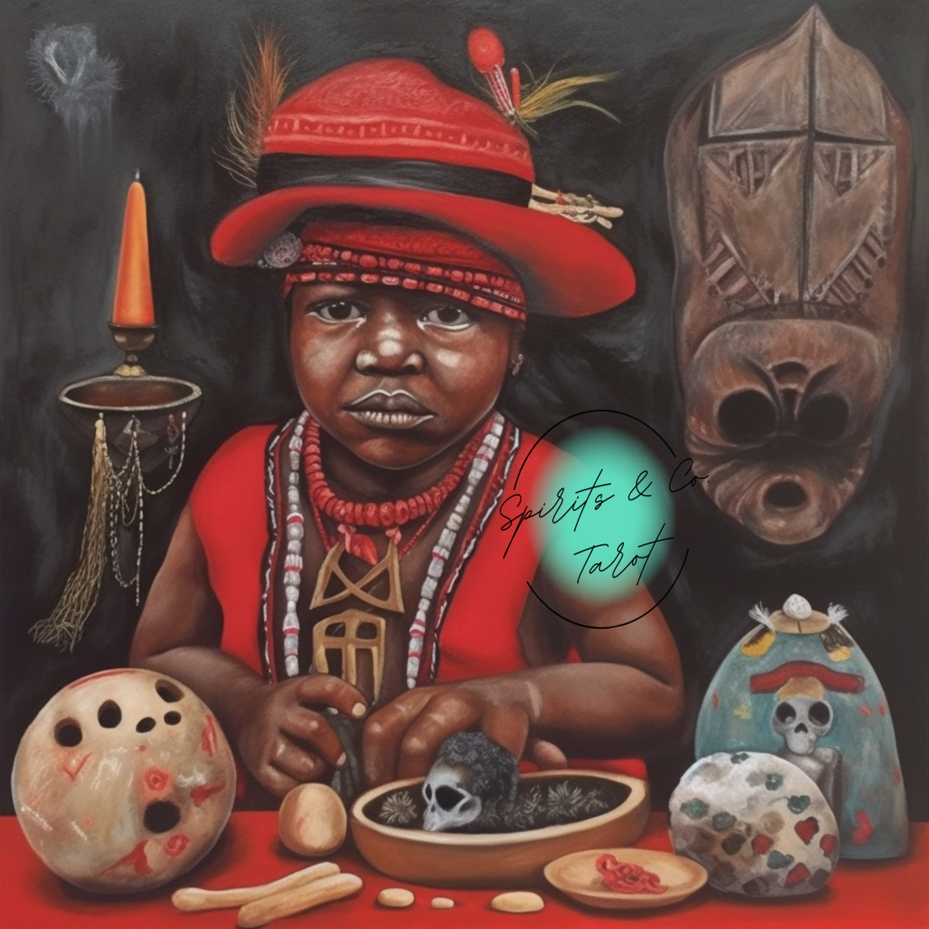 Ellegua Digital Art PNG Printable Wall Decor Orisha Deity - Etsy