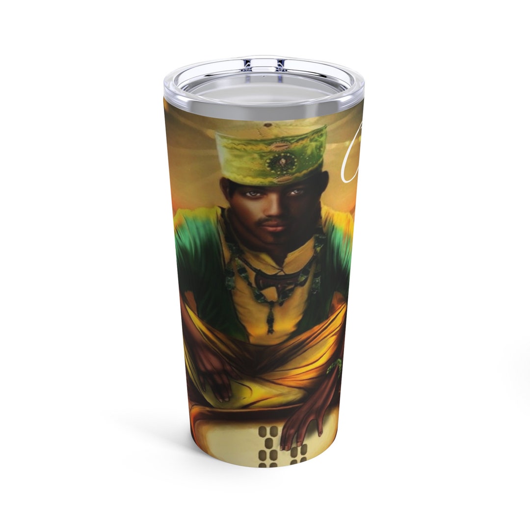 Orula Orisha of Destiny Tumbler 20oz Spiritual Symbol Vibrant Design - Etsy