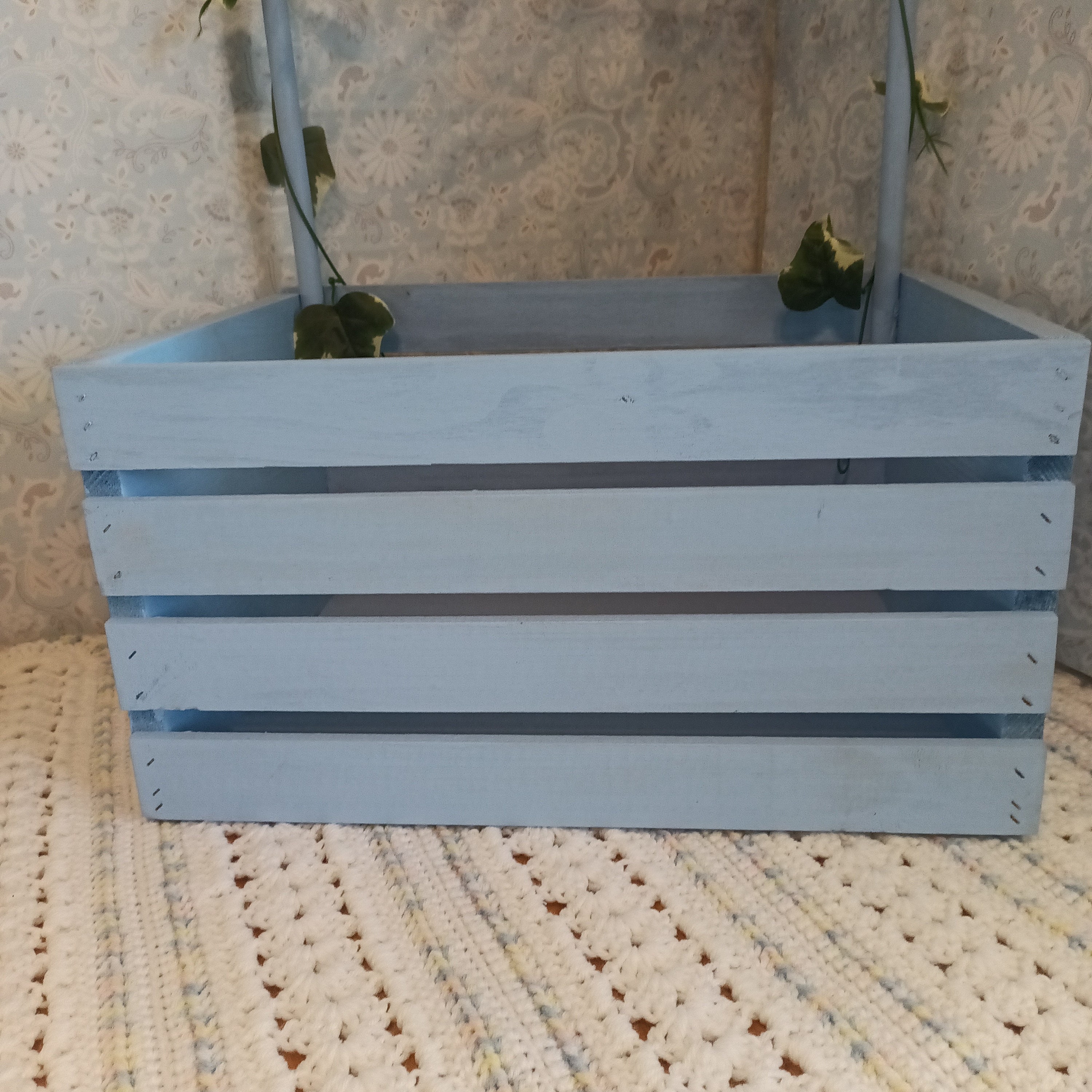 Baby Shower Gift, Rustic Baby Shower Crate, Baby Closet, Baby Crate ...