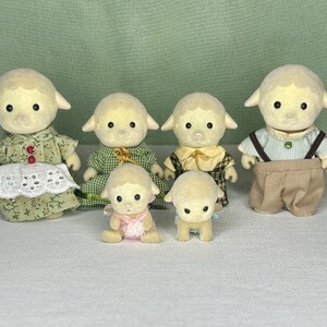 Lambrook Sheep Family ~ Calico Critters | Sylvanian Families ~ Vintage ...